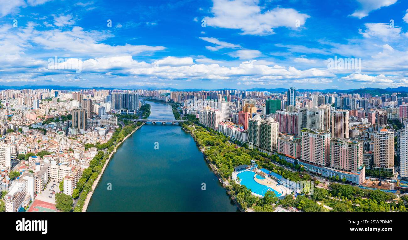 Urban Scenery of Huizhou City, Guangdong Province, China Stock Photo ...