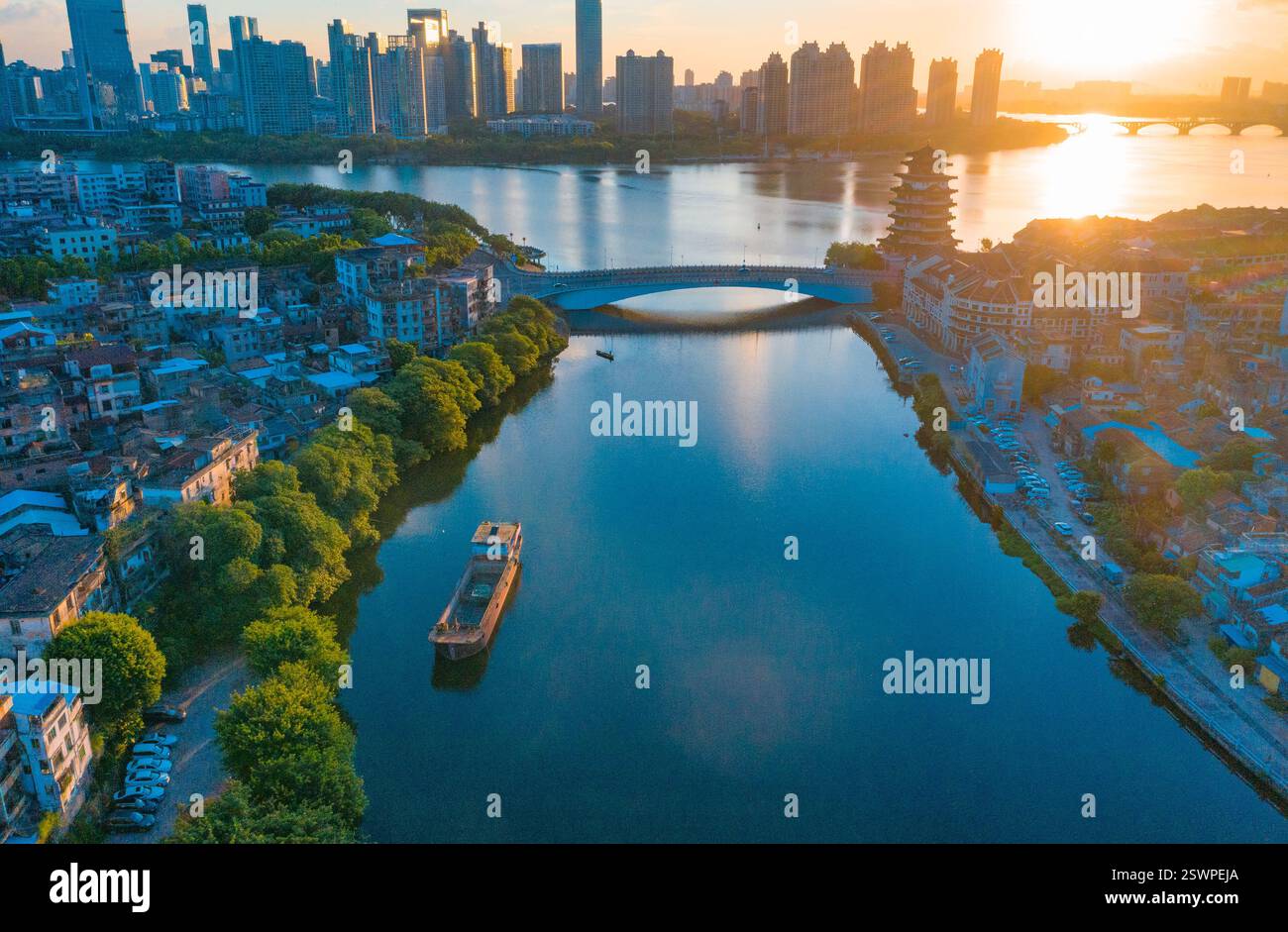Urban Scenery of Huizhou City, Guangdong Province, China Stock Photo ...