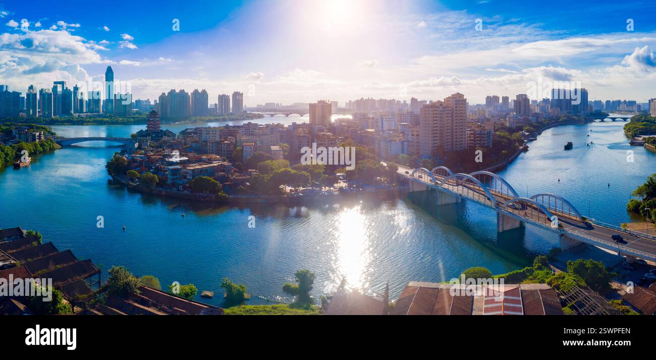 Urban Scenery of Huizhou City, Guangdong Province, China Stock Photo ...