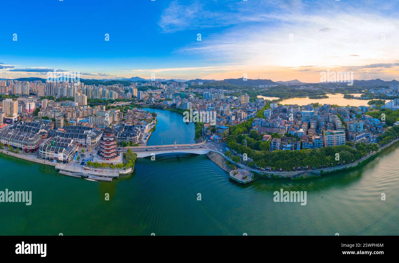 Urban Scenery of Huizhou City, Guangdong Province, China Stock Photo ...