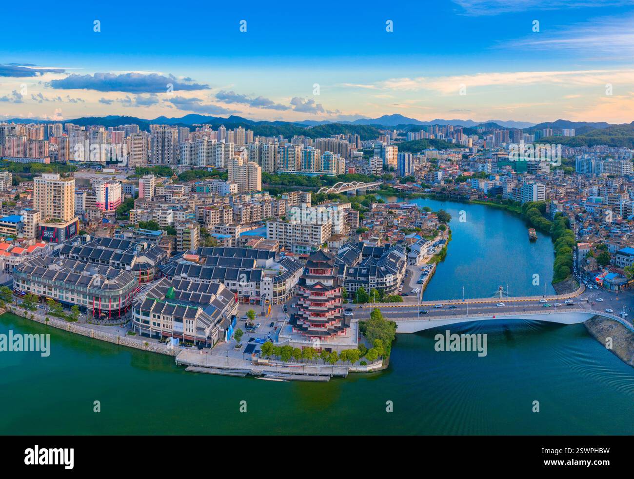 Urban Scenery of Huizhou City, Guangdong Province, China Stock Photo ...