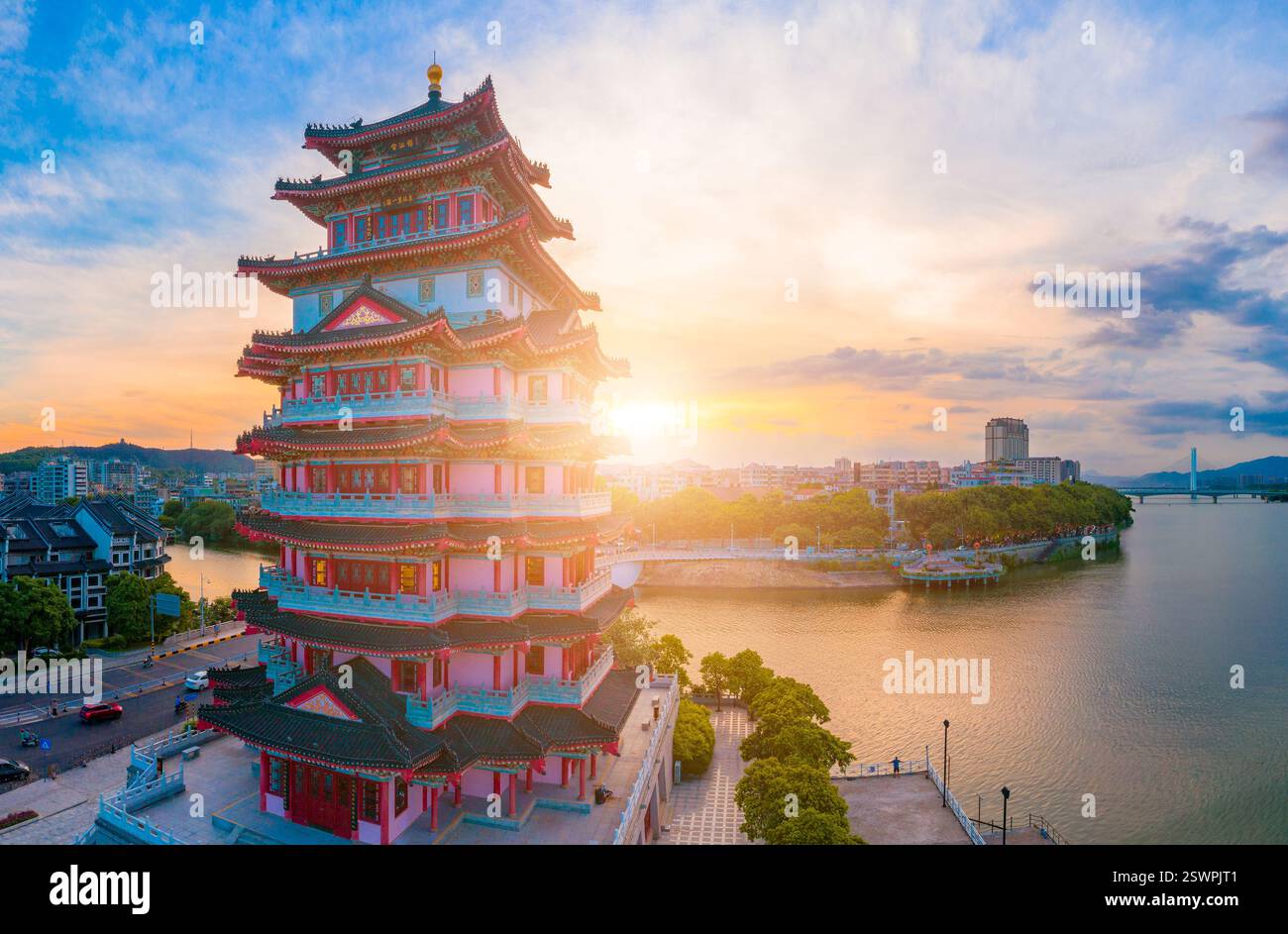 Urban Scenery of Huizhou City, Guangdong Province, China Stock Photo ...