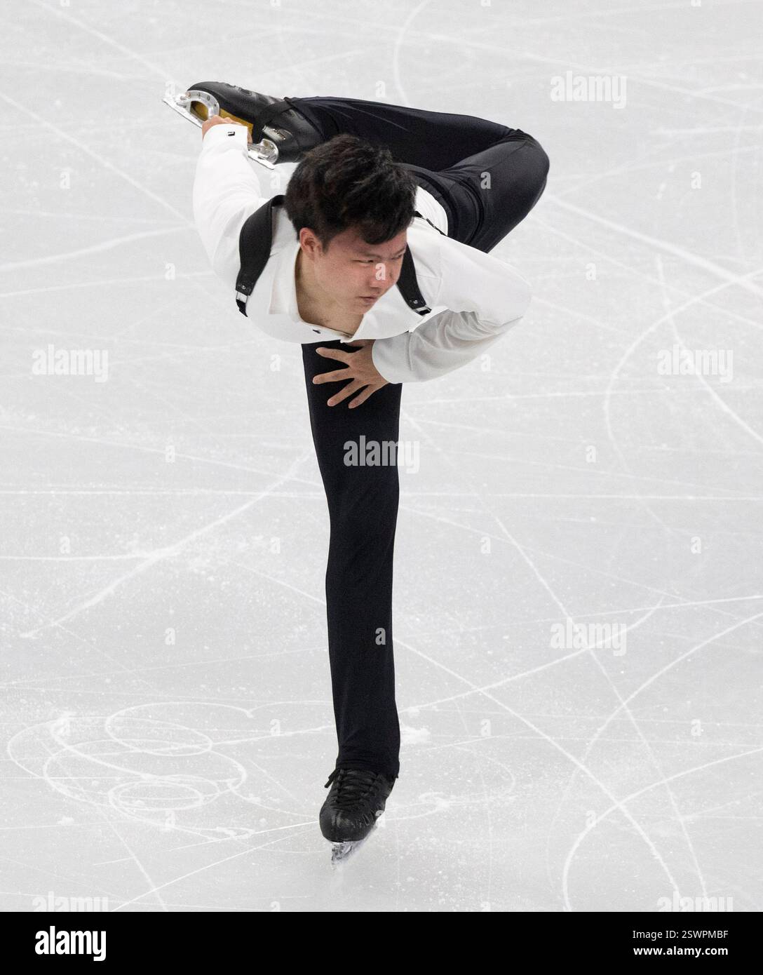 Seoul, South Korea. 22nd Feb, 2025. Peng Zhiming of China competes ...