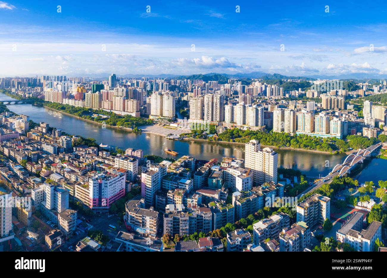 Urban Scenery of Huizhou City, Guangdong Province, China Stock Photo ...