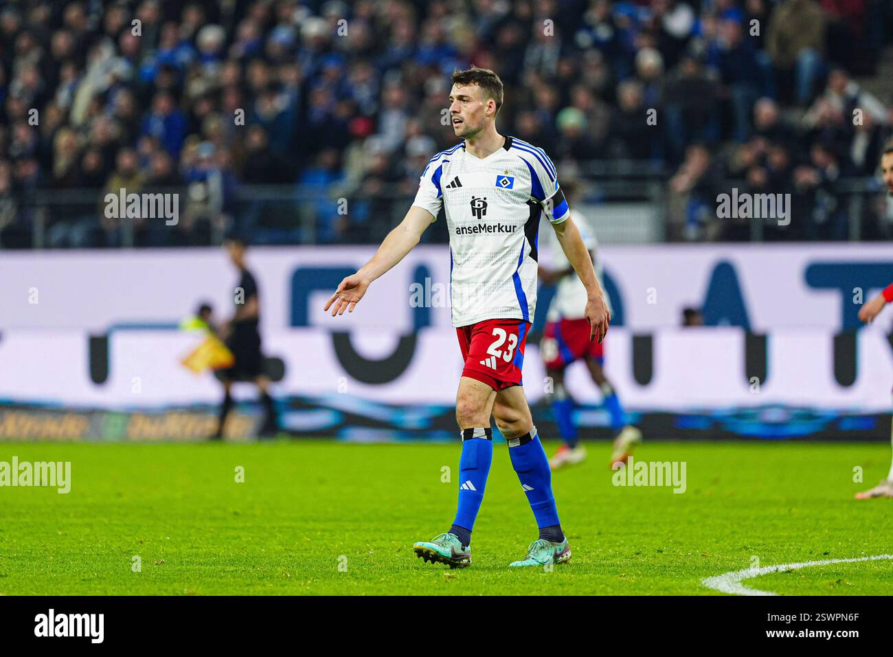 Jonas Meffert (Hamburger SV, #23) GER, Hamburger SV vs. 1. FC ...