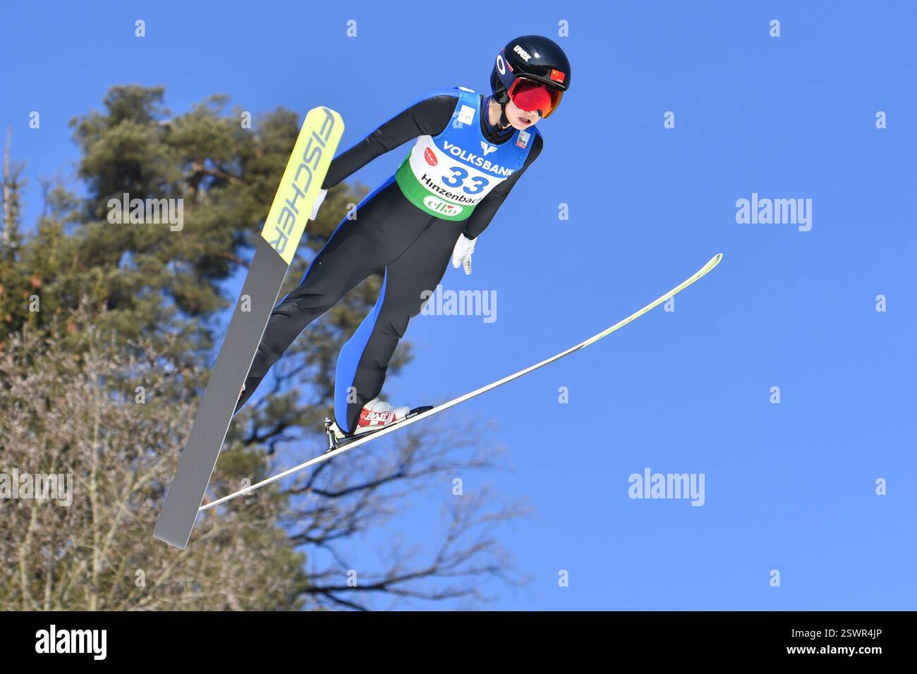 EFERDING, AUSTRIA - FEBRUARY 22: Qi Liu of China competes during the ...