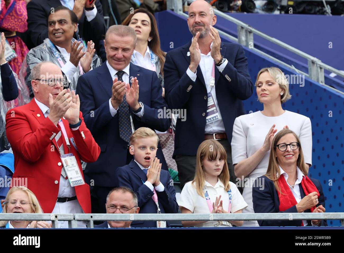 July 26th, 2024 - Paris, France: Prince Albert II of Monaco and his ...