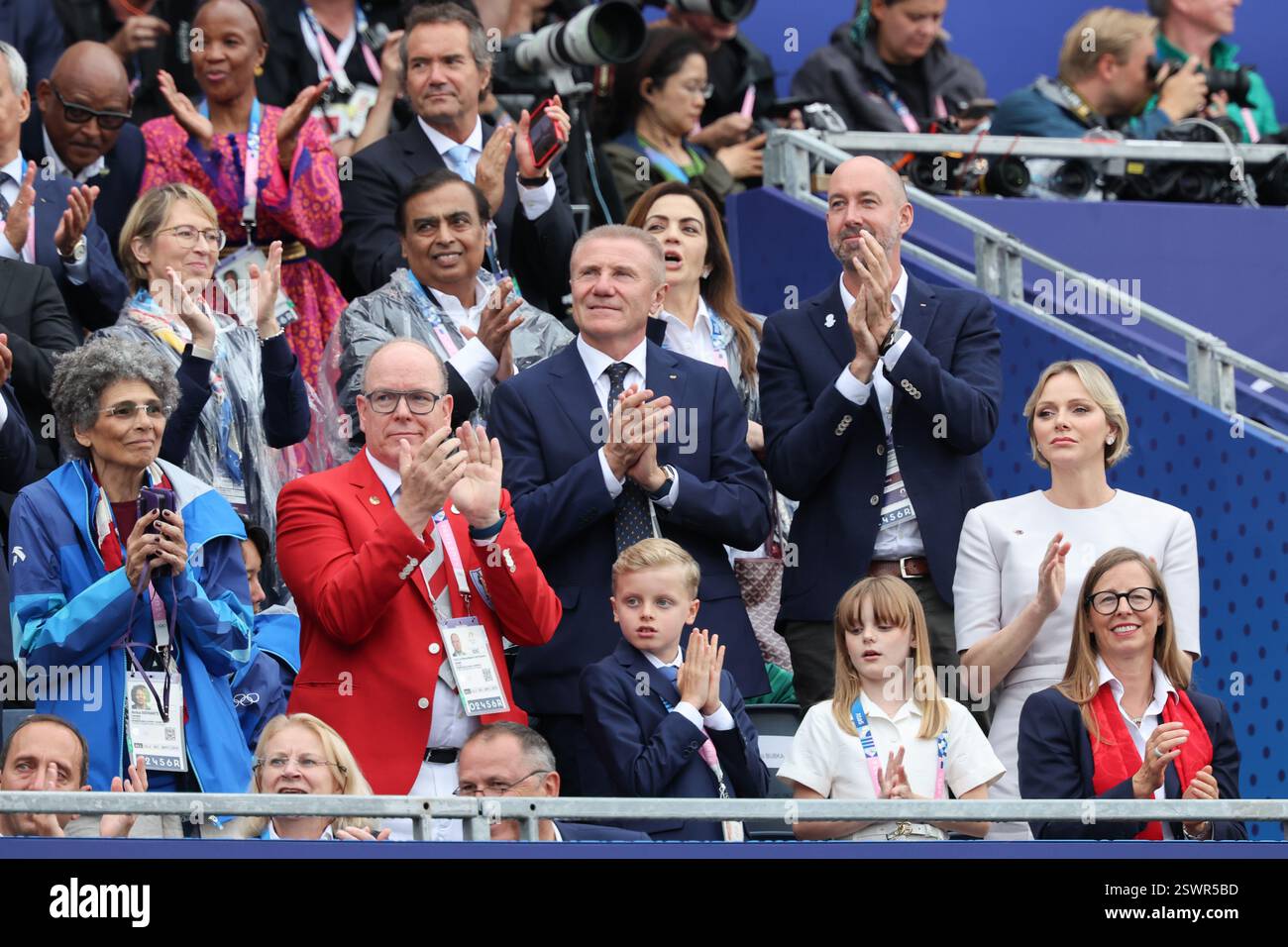 July 26th, 2024 - Paris, France: Prince Albert II of Monaco and his ...