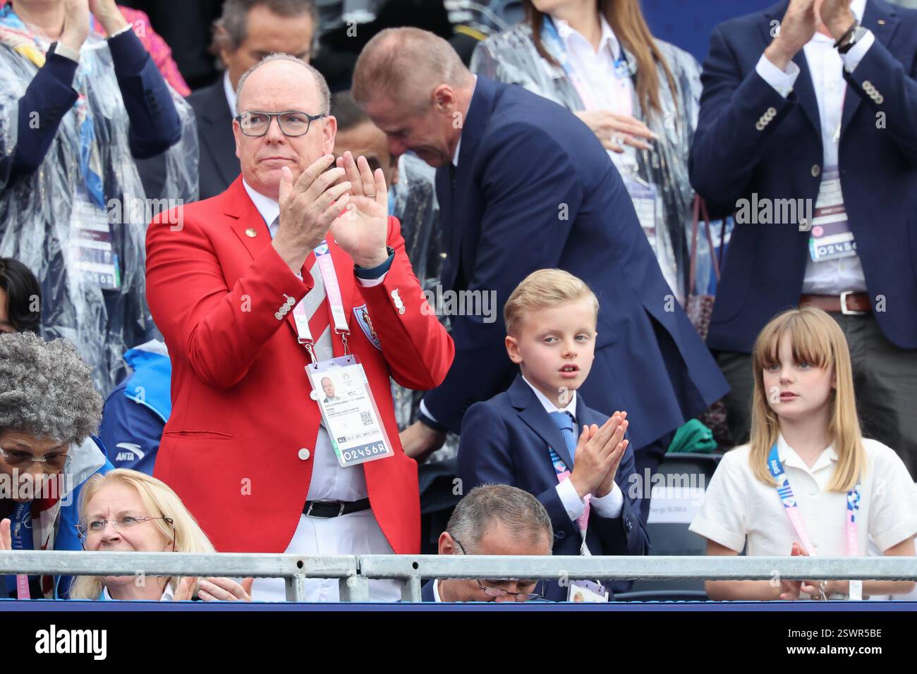 July 26th, 2024 - Paris, France: Prince Albert II of Monaco and his ...
