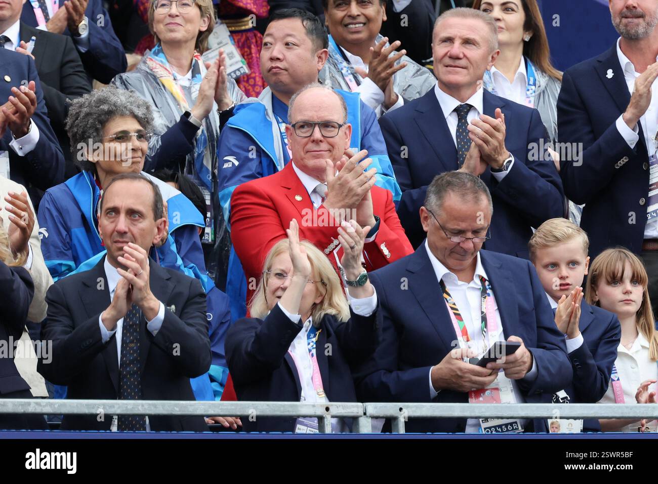 July 26th, 2024 - Paris, France: Prince Albert II of Monaco and his ...