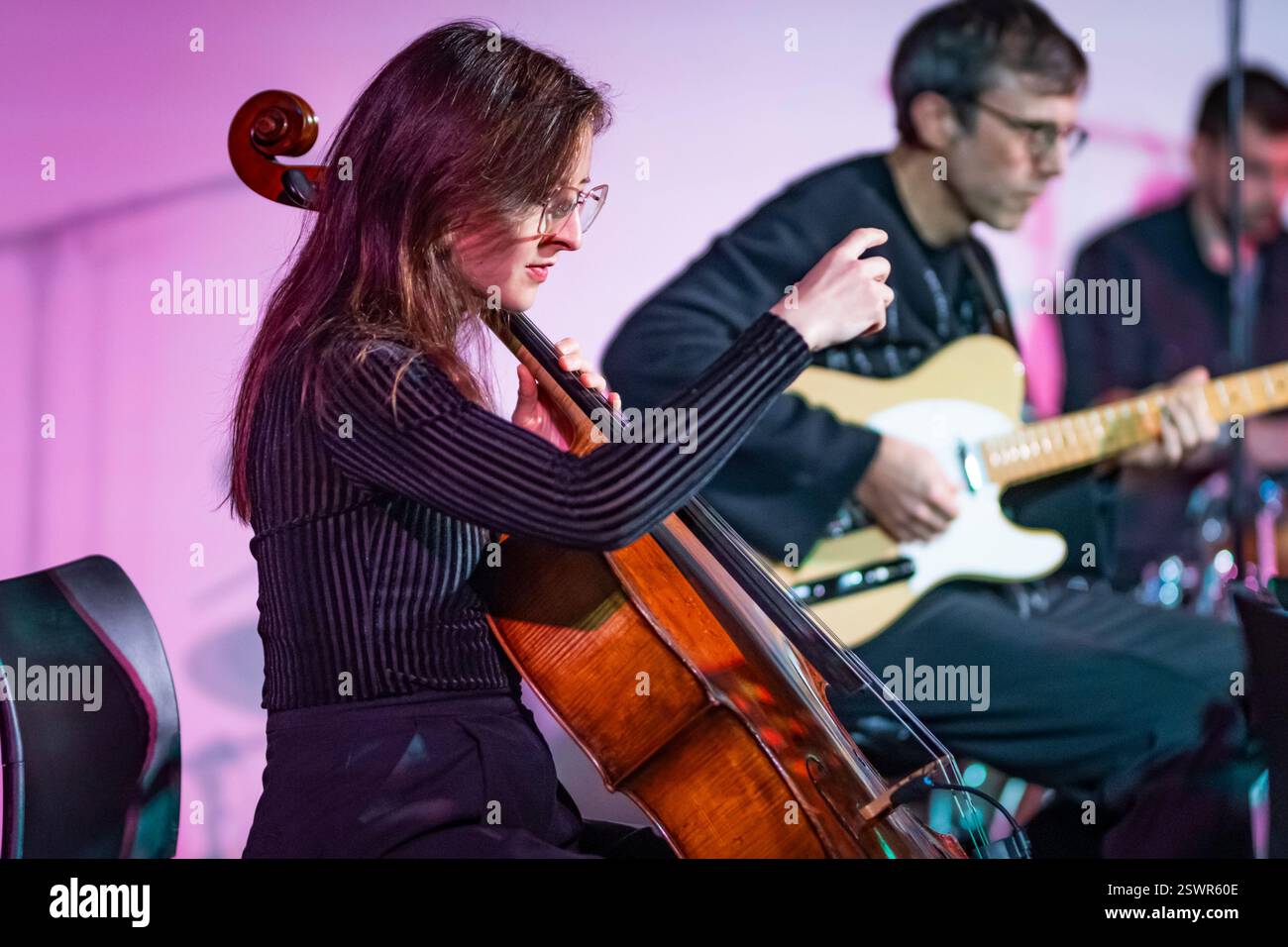 Edinburgh, Scotland. Fri 21 February 2025. Contemporary classical group ...