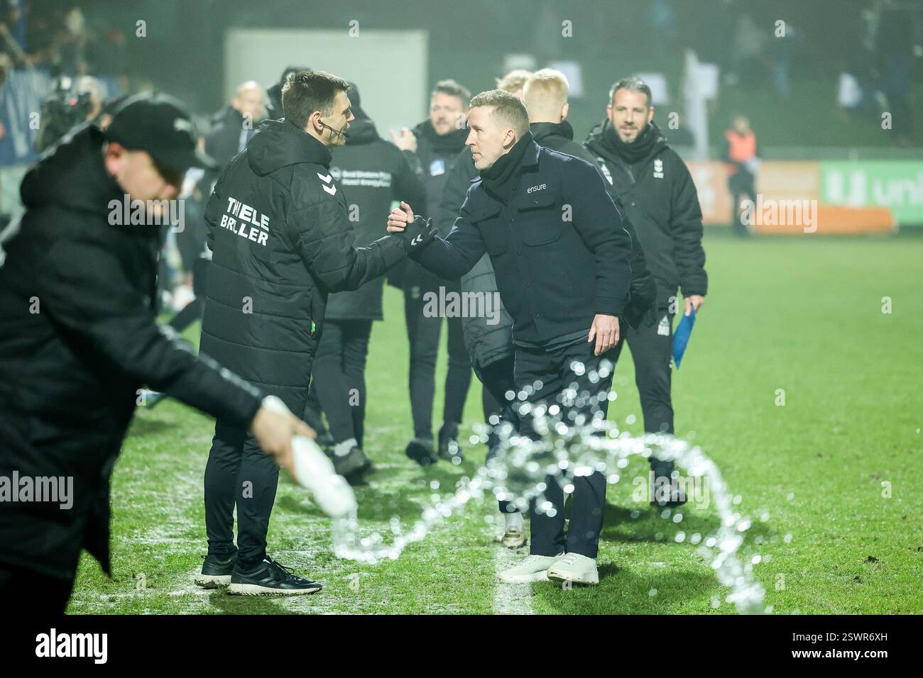 Lyngby, Denmark. 21st Feb, 2025. Head coach Morten Karlsen of Lyngby BK ...