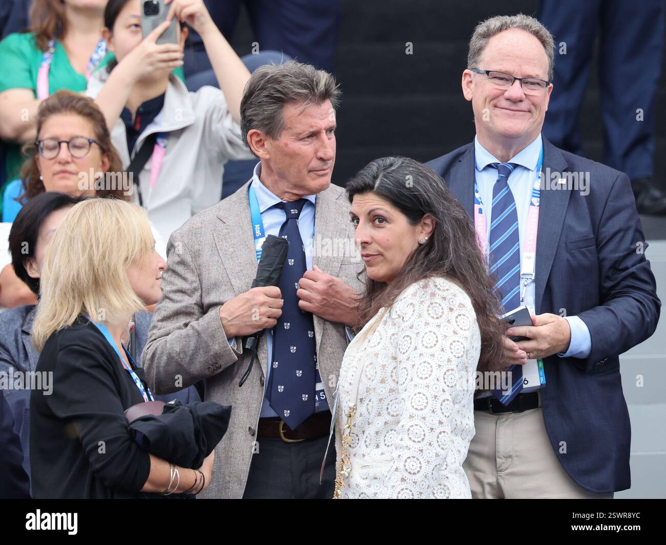 July 26th, 2024 - Paris, France: Lord Sebastian Coe arrives for the ...