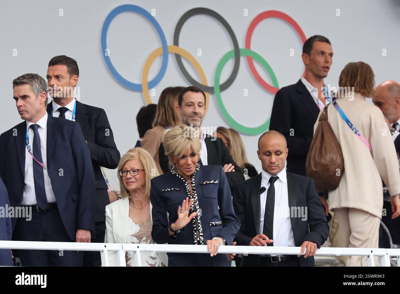 July 26th, 2024 - Paris, France: France's first lady Brigitte Macron ...