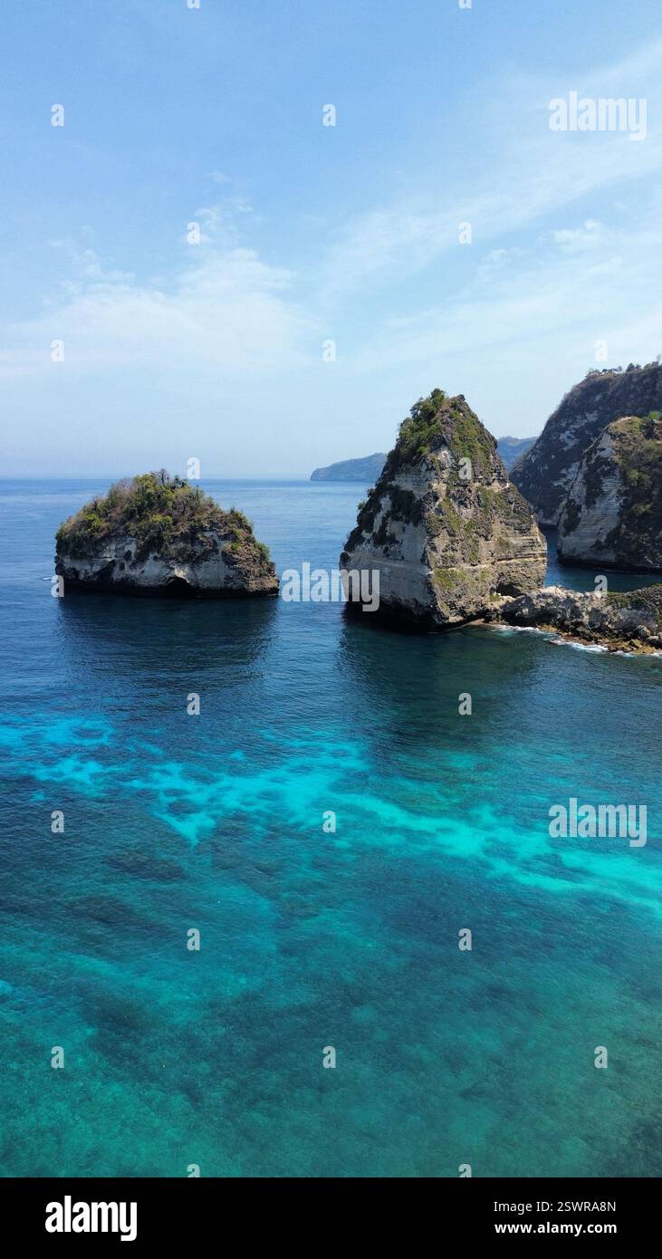 Aerial scenic nusa penida view hi-res stock photography and images - Alamy