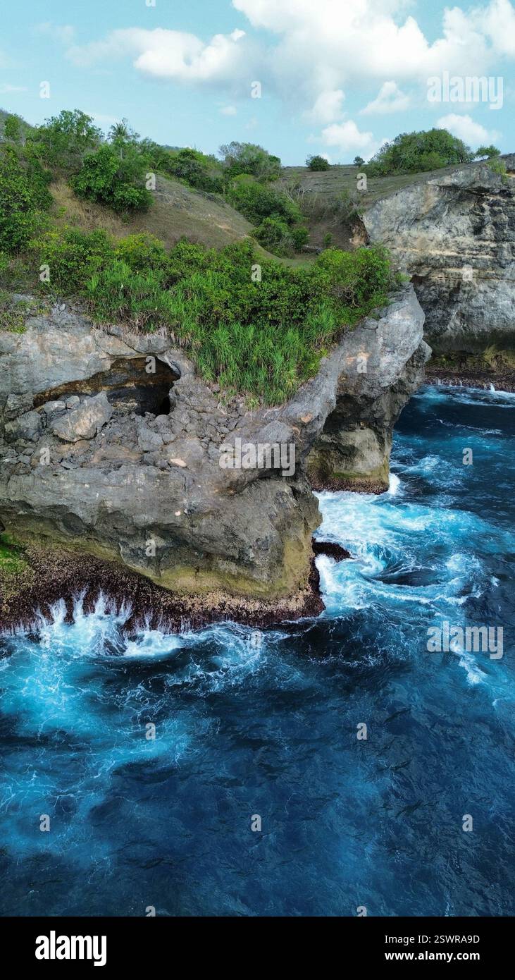 Aerial scenic nusa penida view hi-res stock photography and images - Alamy