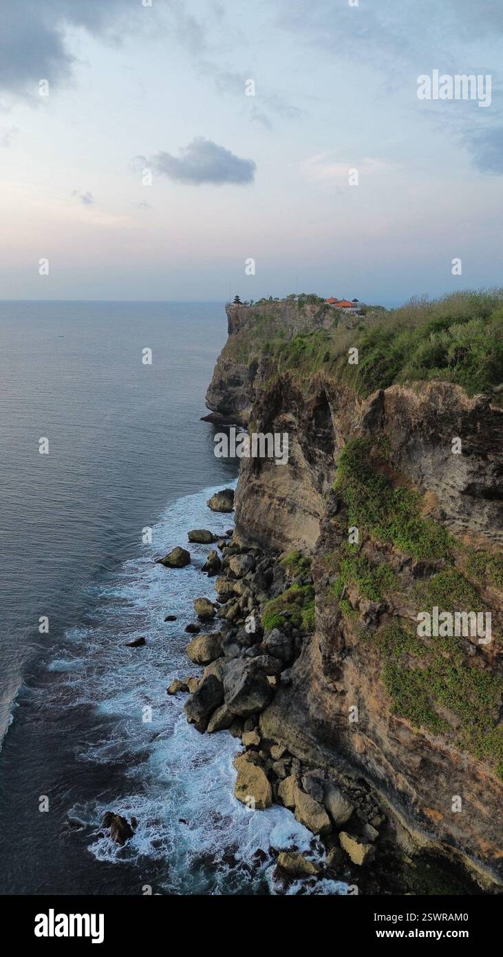 Aerial drone view sunset ocean hi-res stock photography and images - Alamy