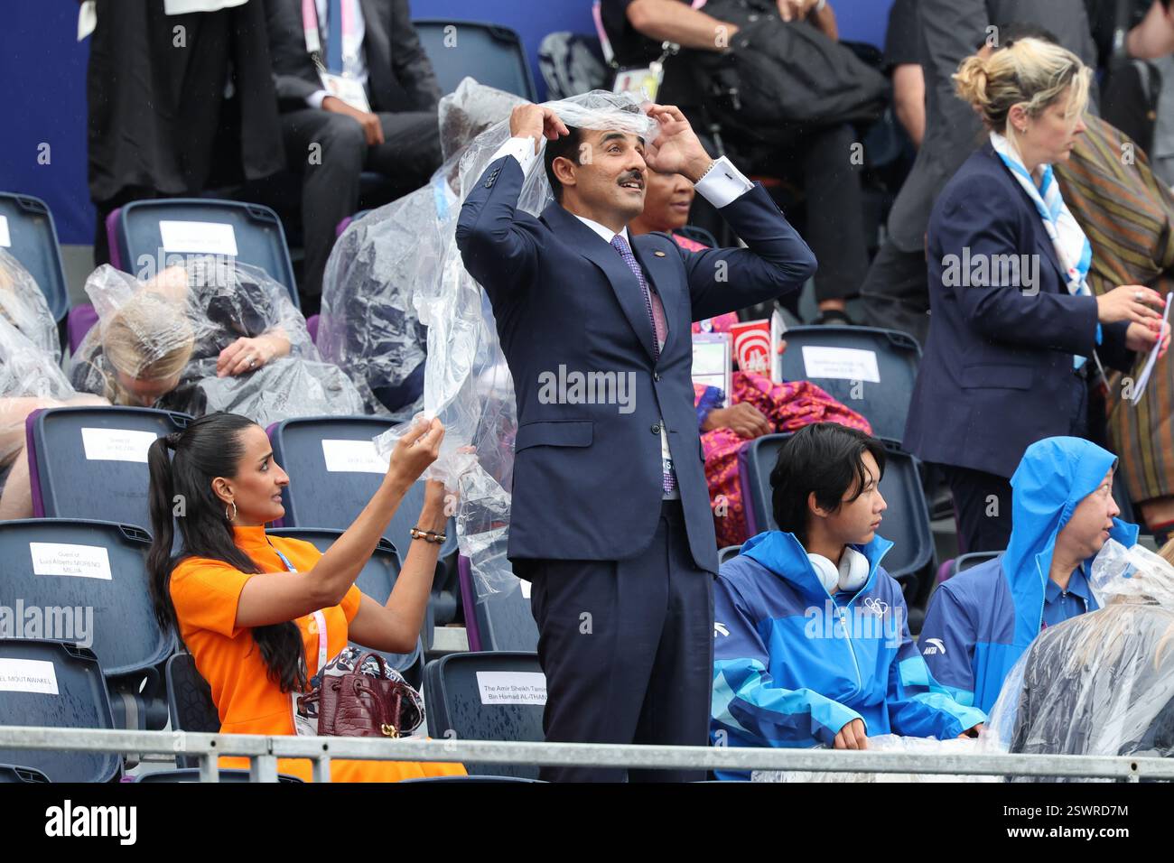 July 26th, 2024 - Paris, France: first wife Jawaher bint Hamad Al Thani ...