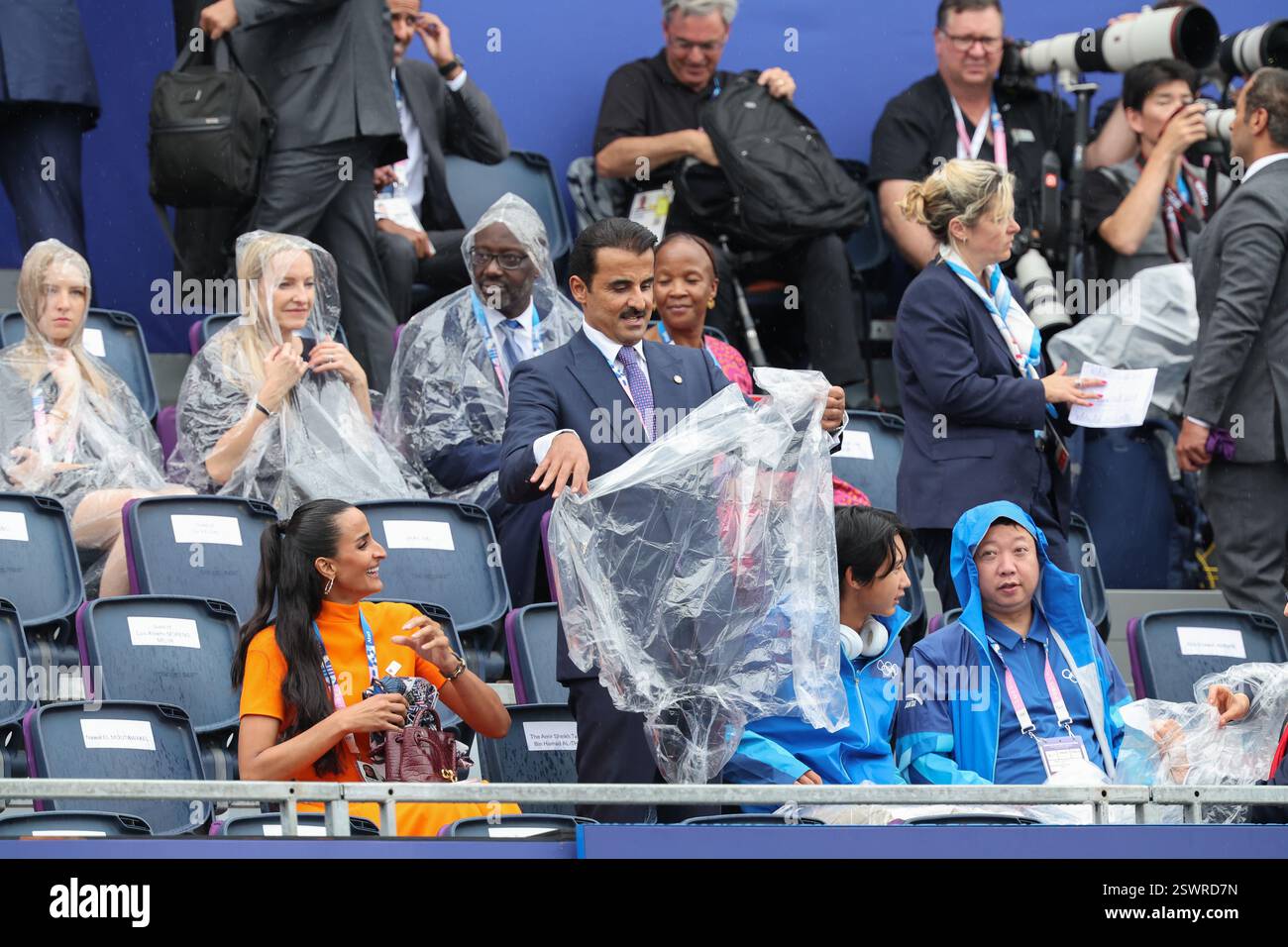 July 26th, 2024 - Paris, France: Emir Sheikh Tamim bin Hamad Al Thani ...