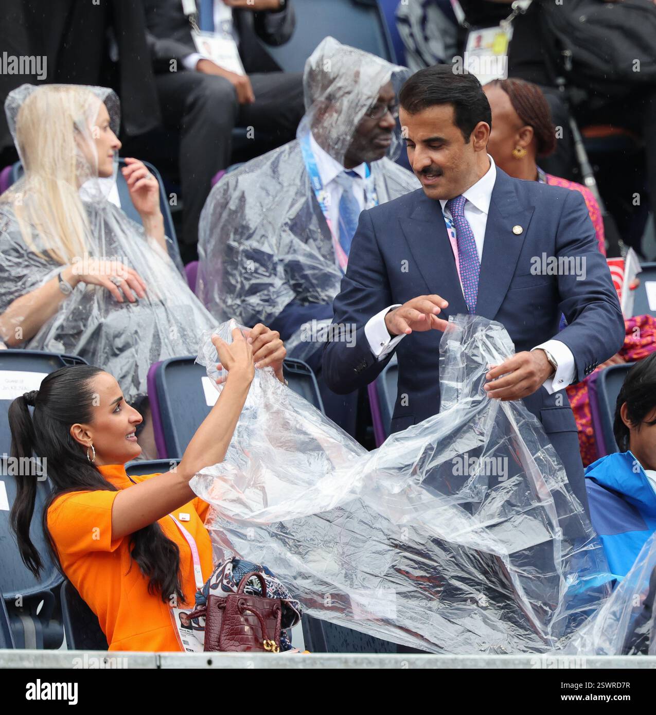 July 26th, 2024 - Paris, France: first wife Jawaher bint Hamad Al Thani ...