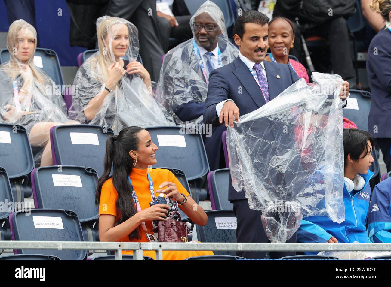 July 26th, 2024 - Paris, France: Emir Sheikh Tamim bin Hamad Al Thani ...