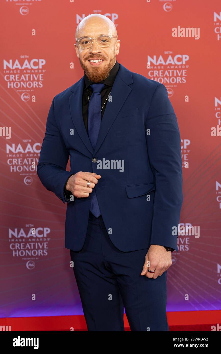 Los Angeles, USA. 21st Feb, 2025. Keilyn Durel Jones attends the ...