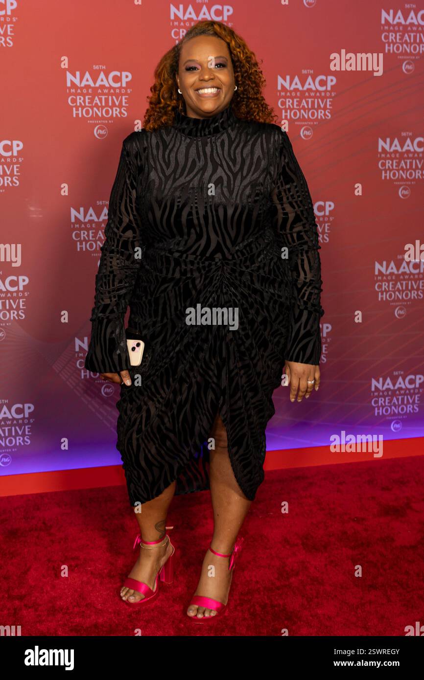 Los Angeles, USA. 21st Feb, 2025. Jade Martin attends the arrivals of ...