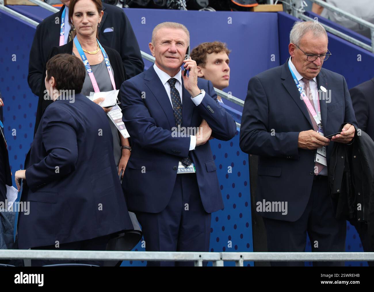 July 26th, 2024 - Paris, France: Honorary member of the IOC Mr. Sergey ...