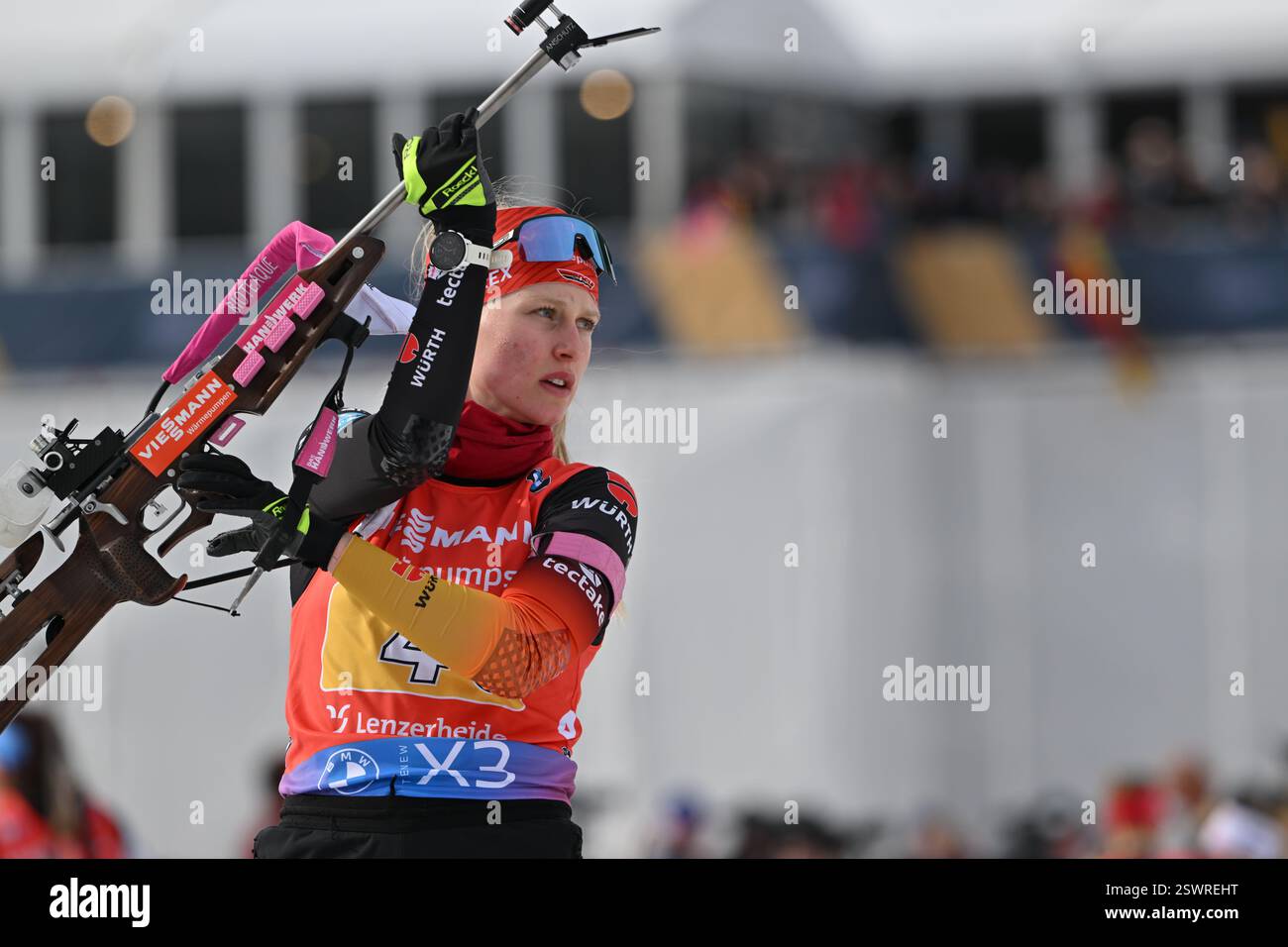 Lenzerheide, Switzerland. 22nd Feb, 2025. Biathlon, World Championships ...