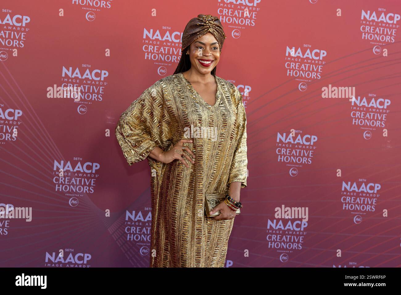 Los Angeles, USA. 21st Feb, 2025. Nikita Adams attends the arrivals of ...