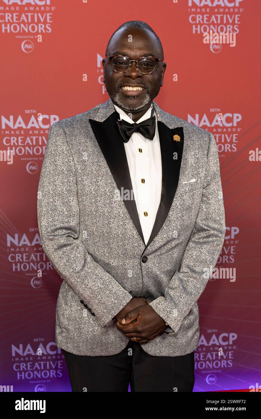 Los Angeles, USA. 21st Feb, 2025. Lucien Metellus attends the arrivals ...