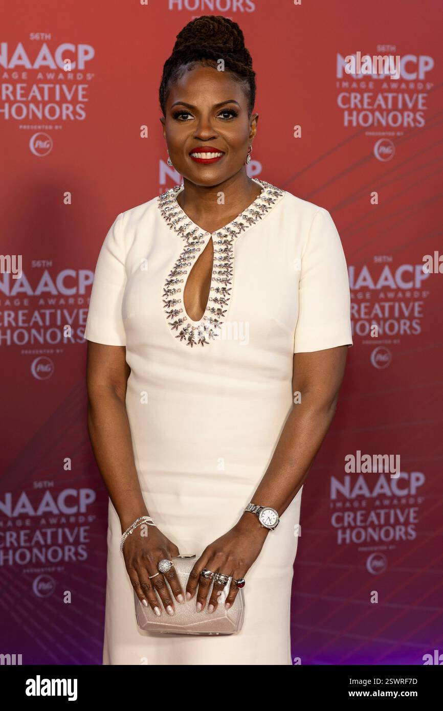 Los Angeles, USA. 21st Feb, 2025. Angela Patton attends the arrivals of ...