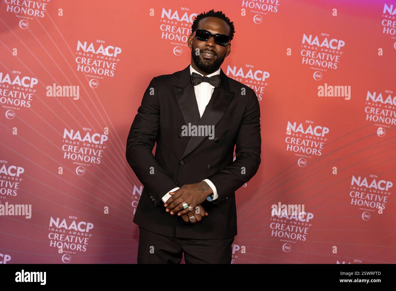 Los Angeles, USA. 21st Feb, 2025. Kofi Siriboe attends the arrivals of ...
