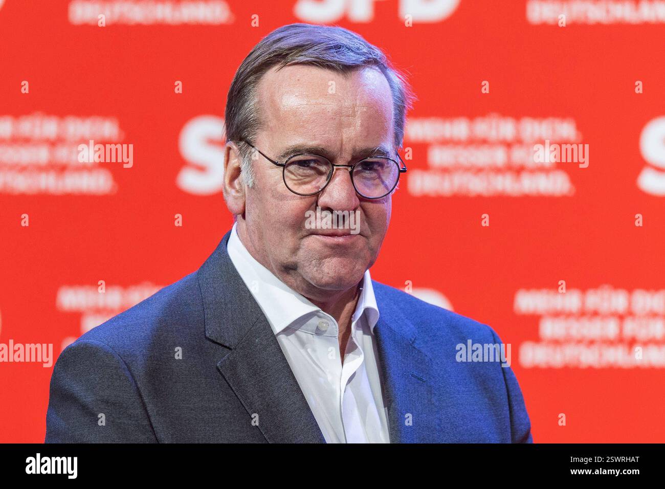 Wahlkampftour SPD am 21.02.2025 in der Westfalenhalle in Dortmund Boris ...