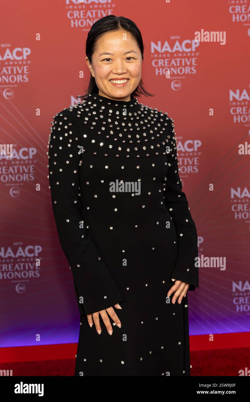 Los Angeles, USA. 21st Feb, 2025. Laura Choi attends the arrivals of ...