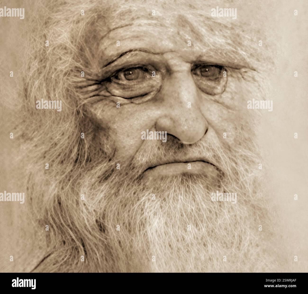 Leonardo da Vinci, 1452 - 1519, Italian painter, sculptor, architect ...