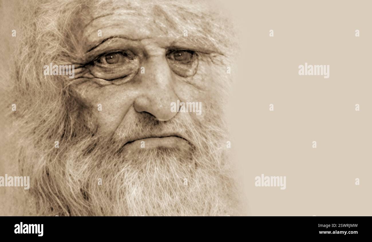 Leonardo da Vinci, 1452 - 1519, Italian painter, sculptor, architect ...