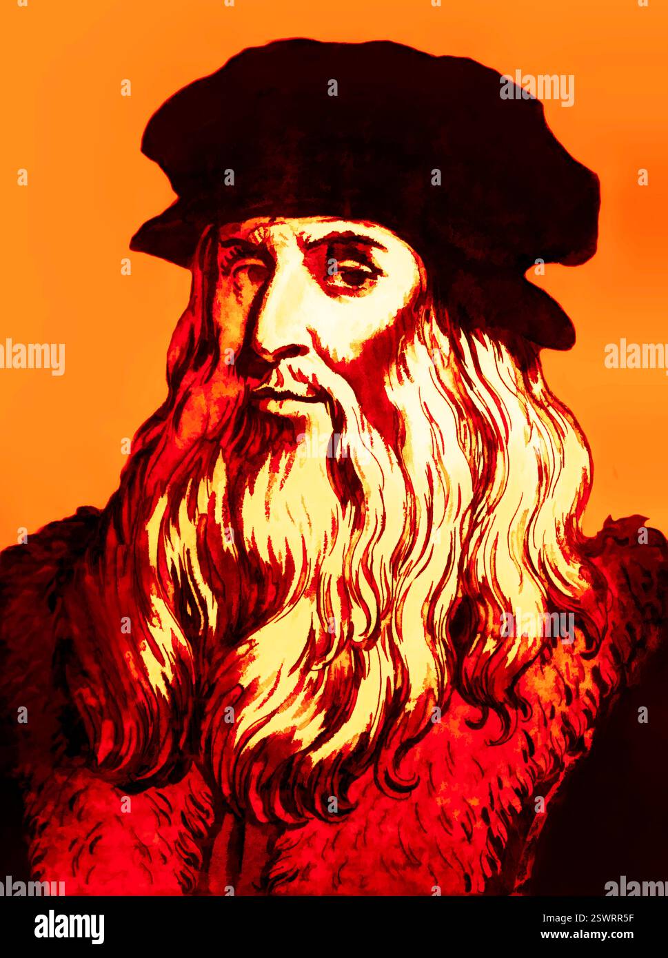 Leonardo da Vinci, 1452 - 1519, Italian painter, sculptor, architect ...