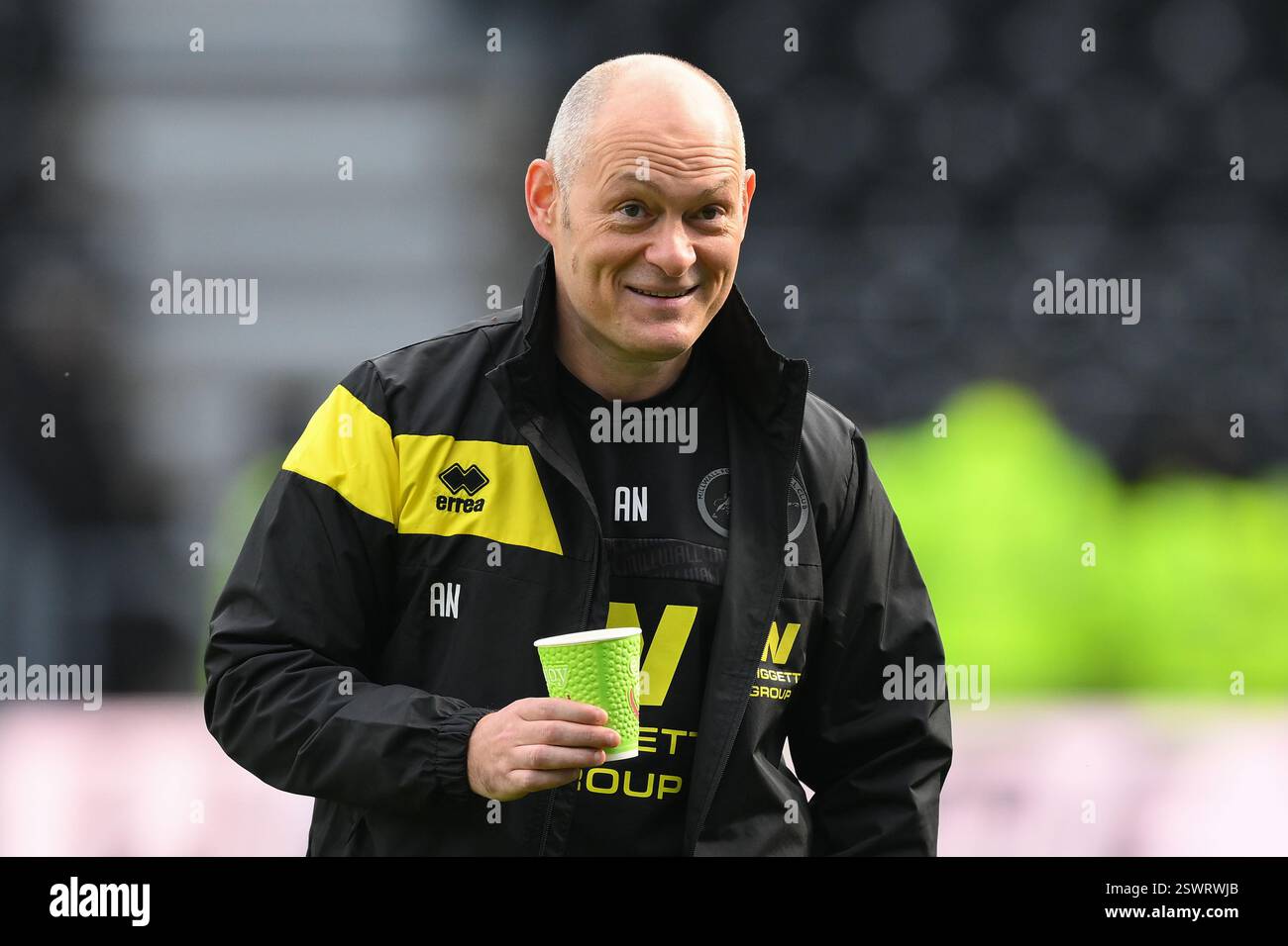 Alex Neil, manager of Millwall during the Sky Bet Championship match ...