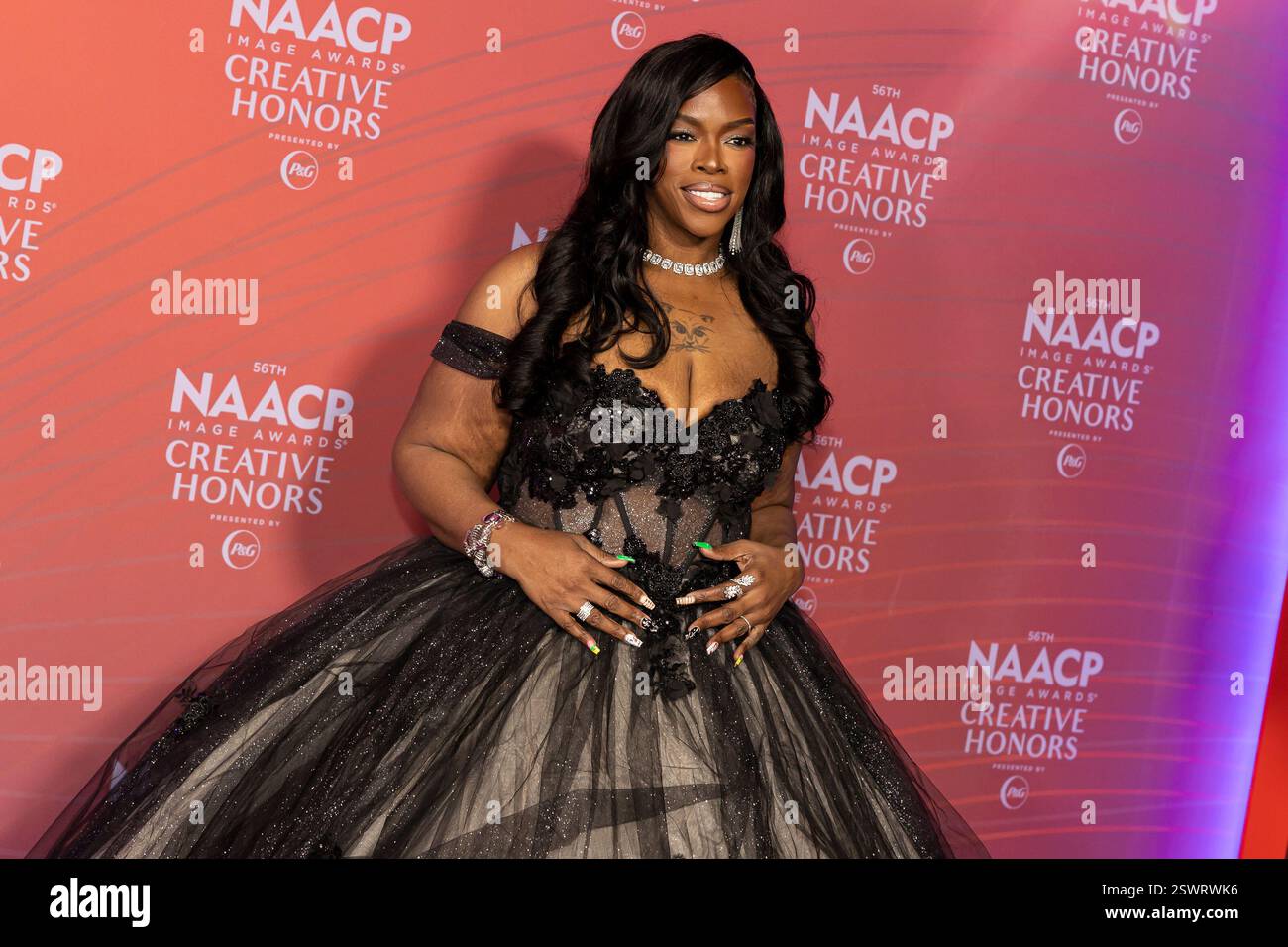 Los Angeles, USA. 21st Feb, 2025. RaeShanda Lias attends the arrivals ...