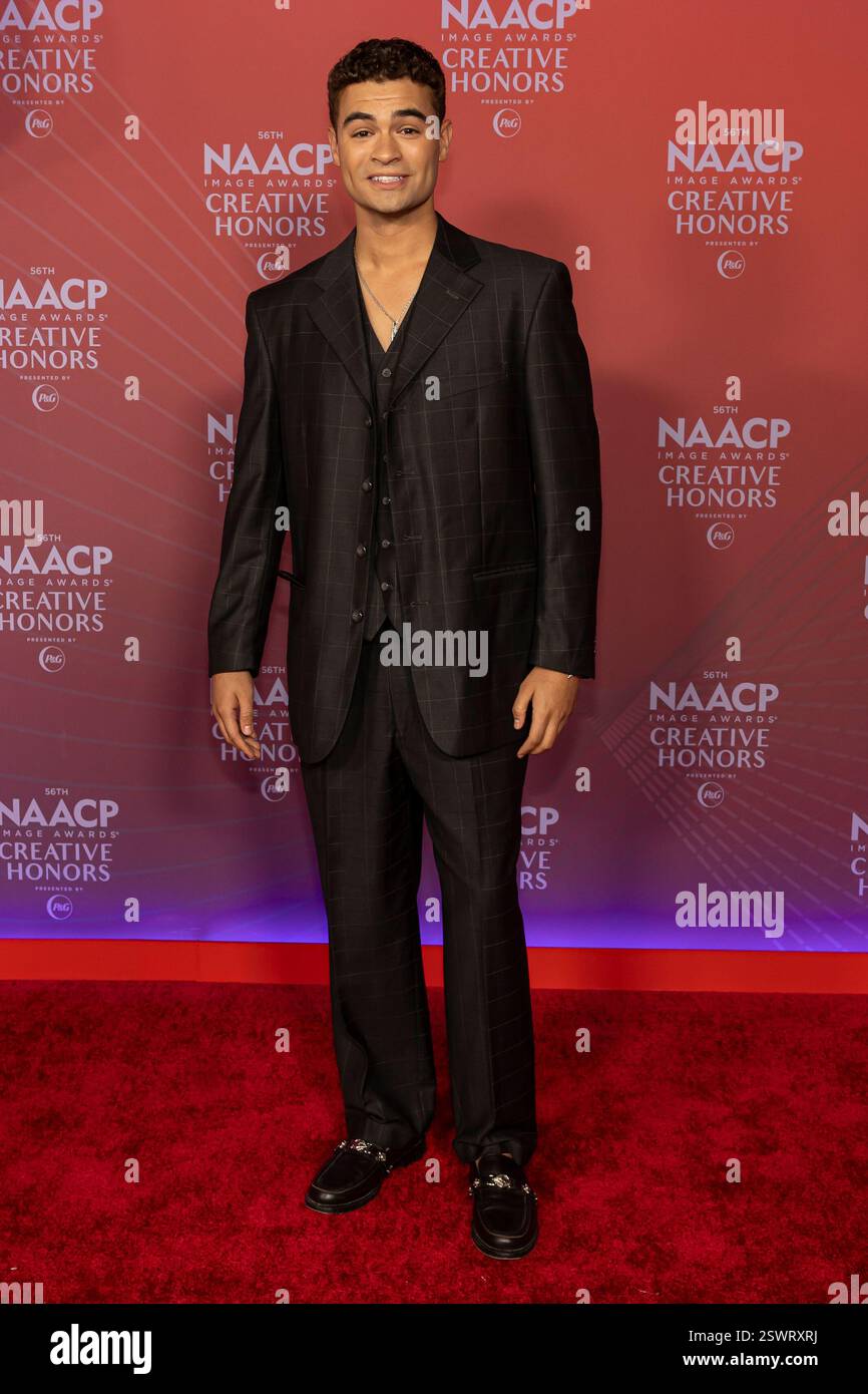 Daniel Croix attends the arrivals of the “56th NAACP Image Awards ...