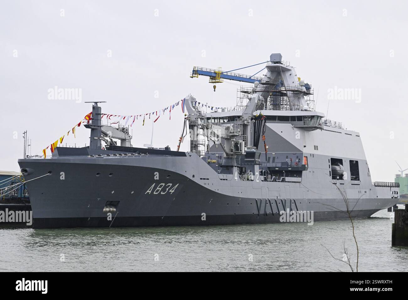 DEN HELDER, The Netherlands, 2025-02-22 11:26:14 DEN HELDER, 14-02-2024 ...