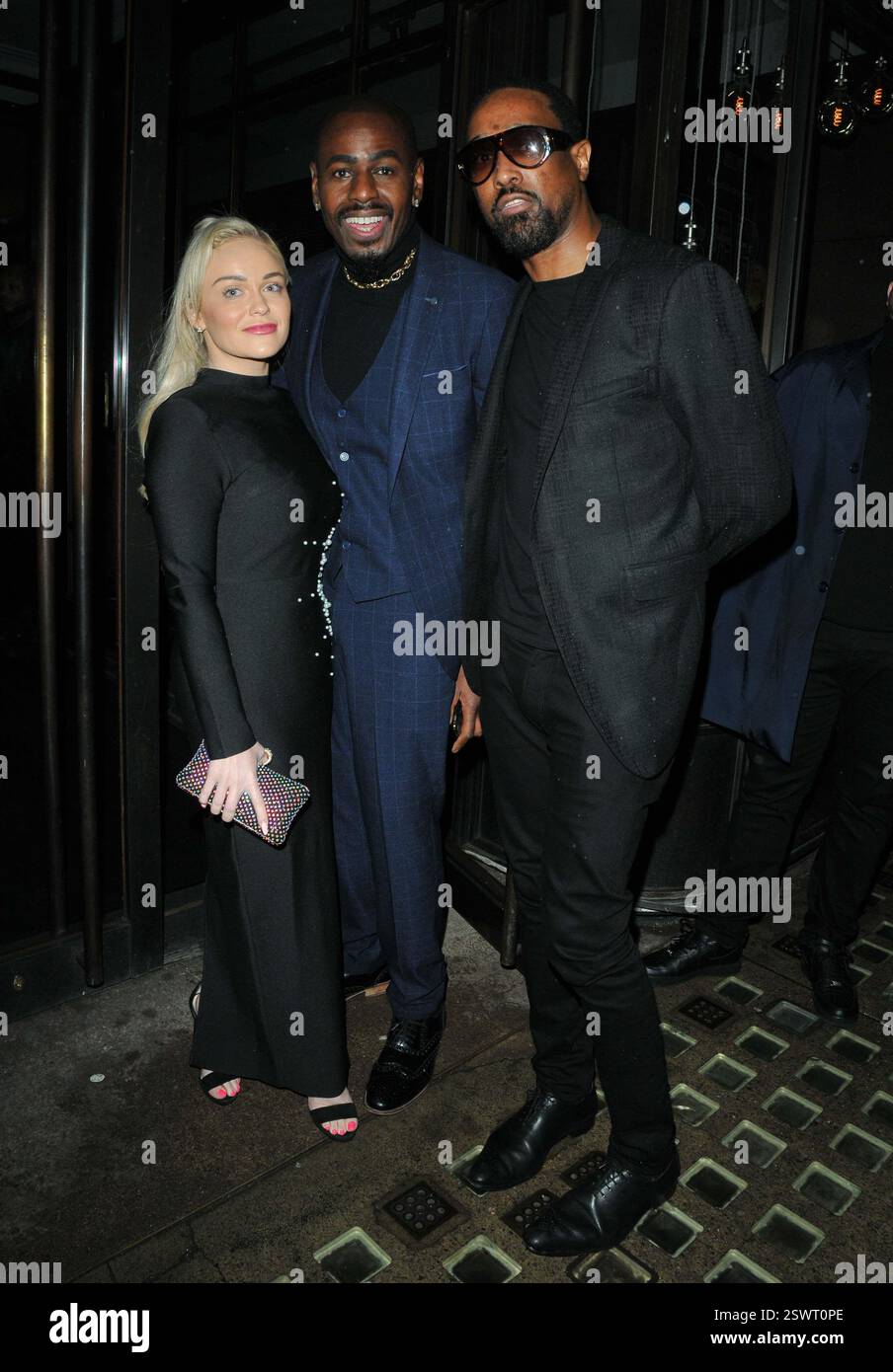 London, UK. 21st Feb, 2025. Vanessa Brown, Ben Ofoedu and Tim Wade at ...