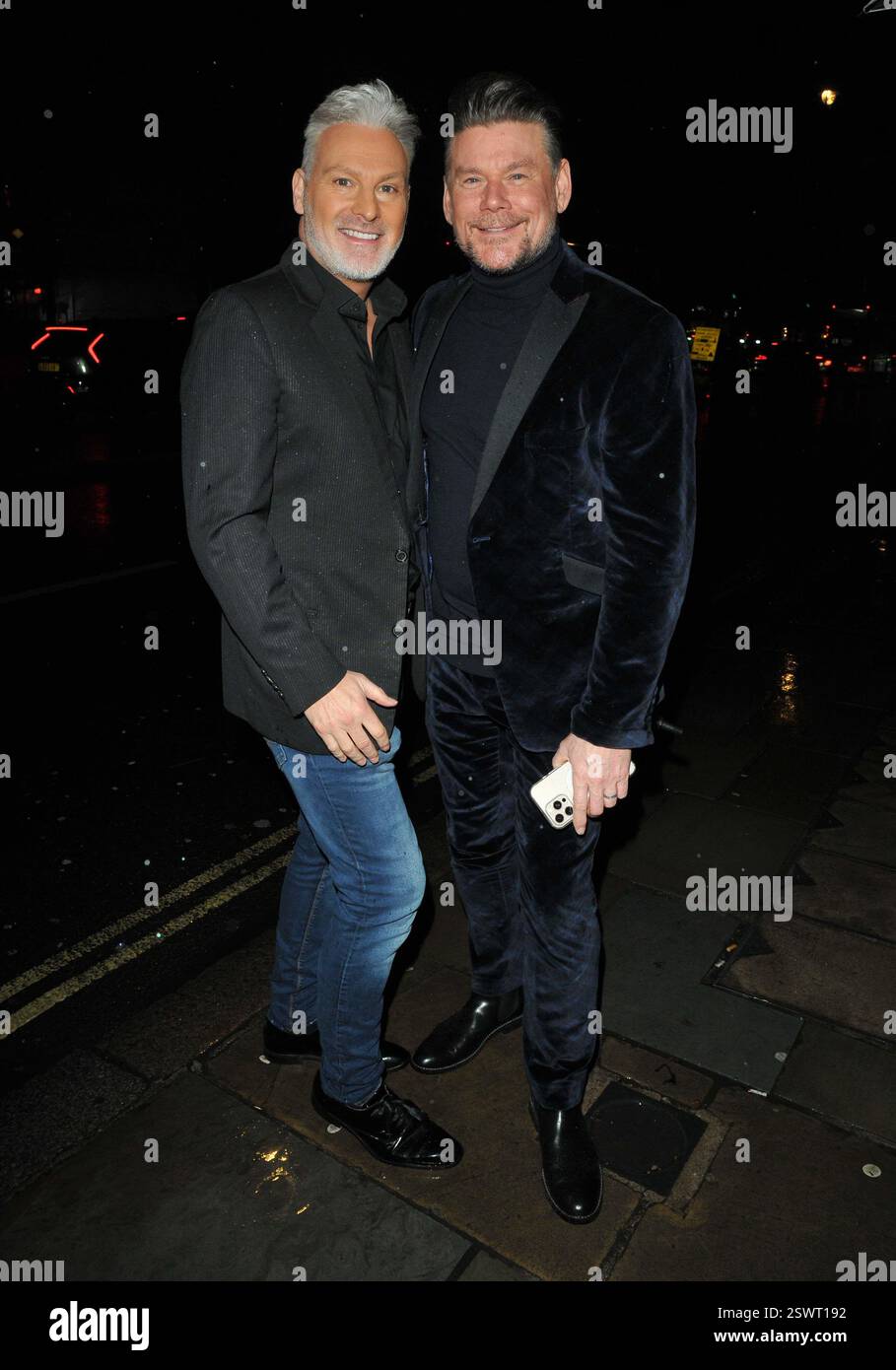 London, UK. 21st Feb, 2025. Gary Cockerill and Phill Turner at the LFW ...