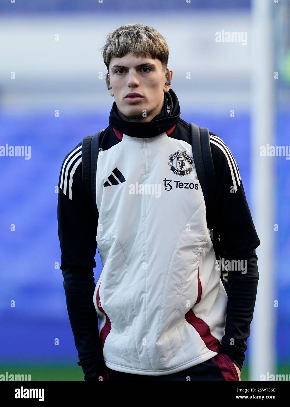 Liverpool, UK. 22nd Feb, 2025. Alejandro Garnacho of Manchester United ...