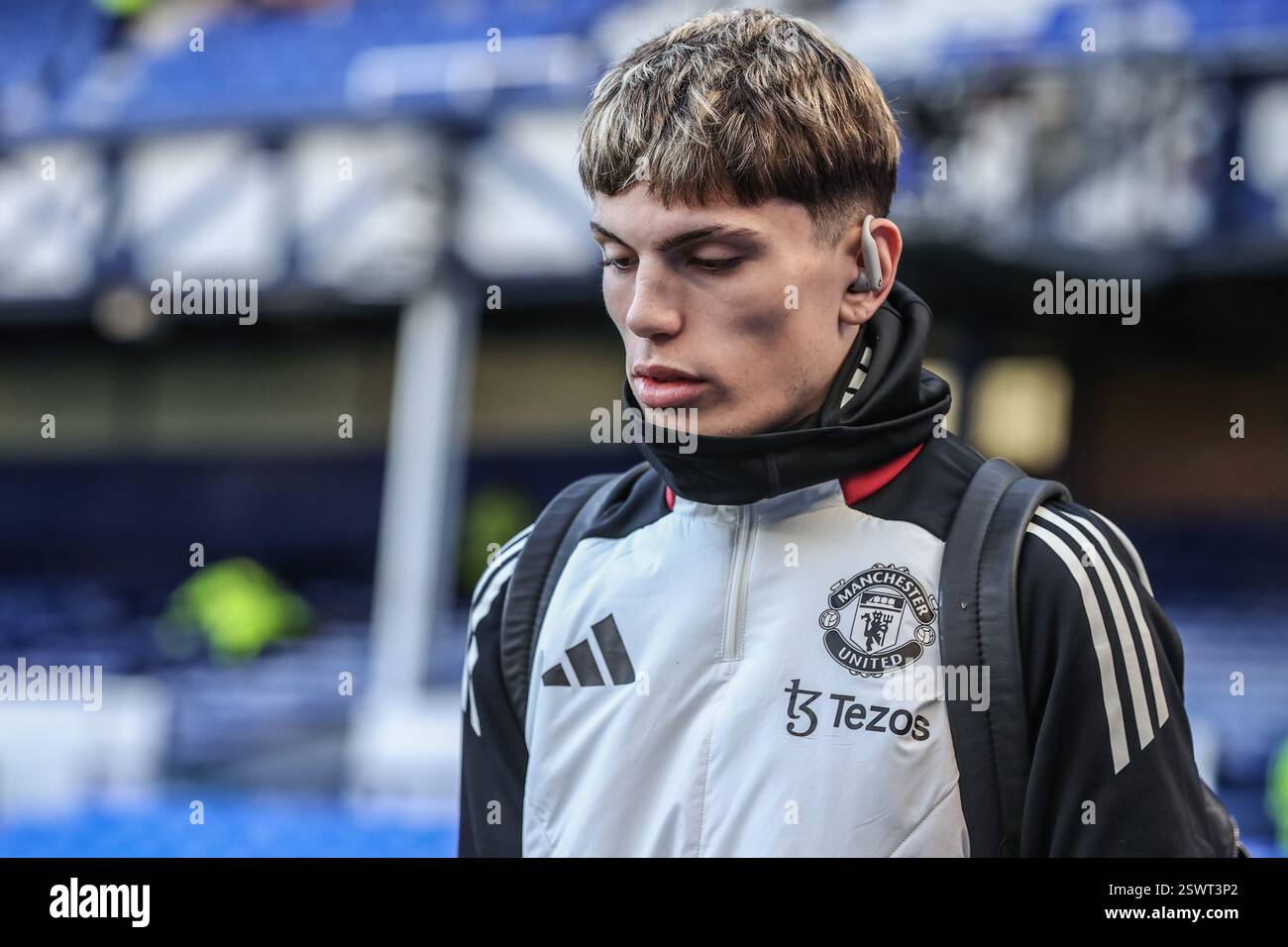 Liverpool, UK. 22nd Feb, 2025. Alejandro Garnacho of Manchester United ...