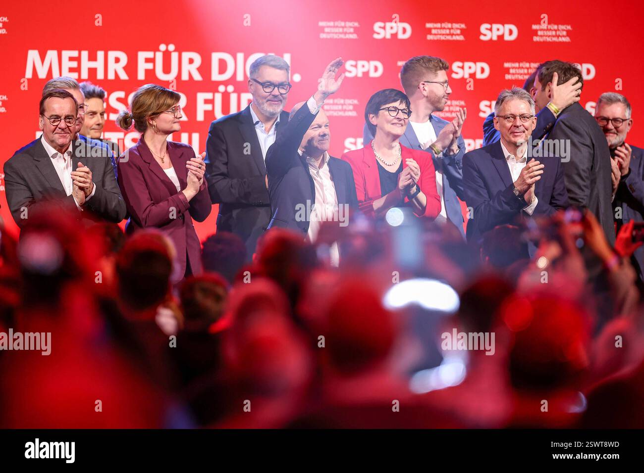21.02.2025, Wahlkampfveranstaltung SPD, Abschlusskundgebung der ...