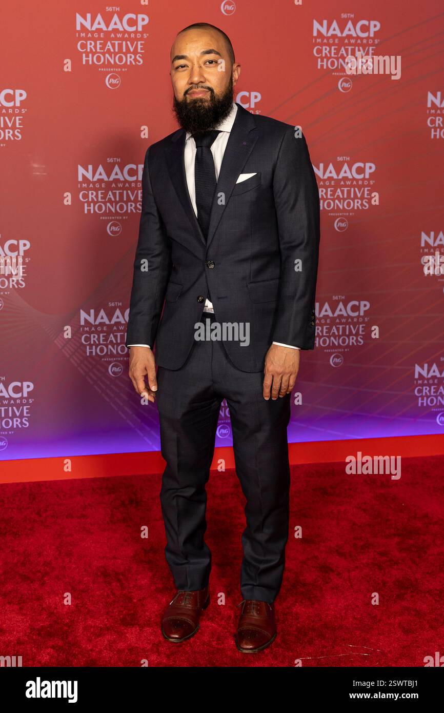 Brian Rikuda attends the arrivals of the “56th NAACP Image Awards ...