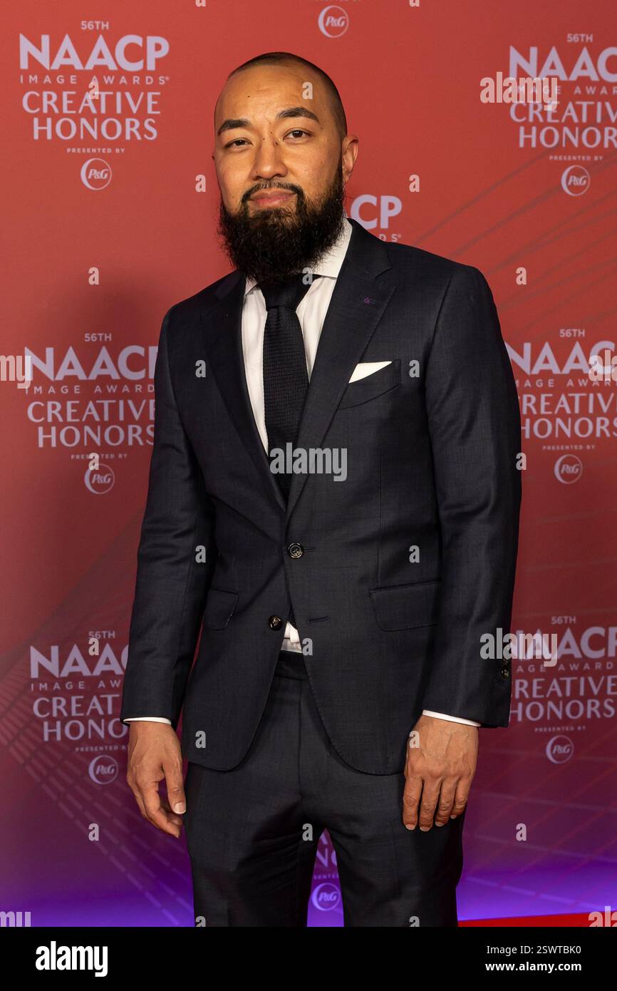Los Angeles, USA. 21st Feb, 2025. Brian Rikuda attends the arrivals of ...