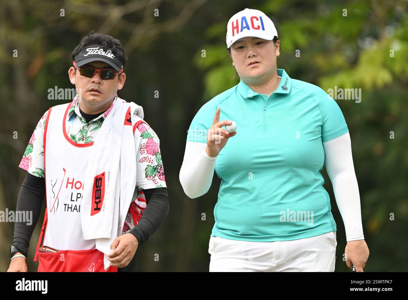 Pattaya, Thailand. 22nd Feb, 2025. Angel Yin of USA seen with her ...